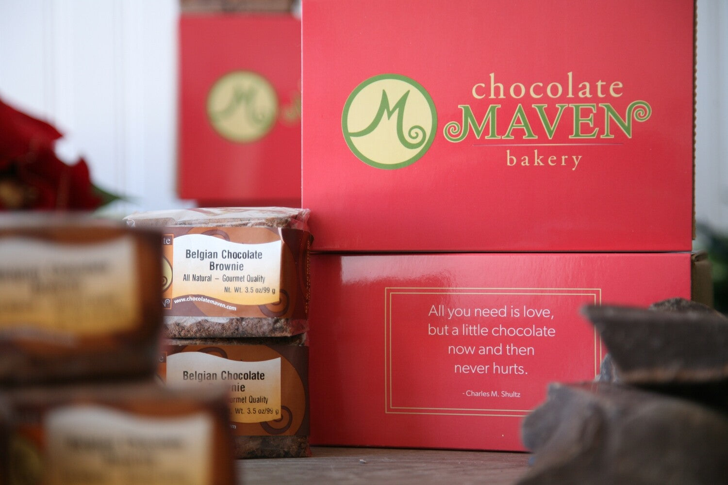 Belgian Chocolate Brownie Box – Chocolate Maven Bakery